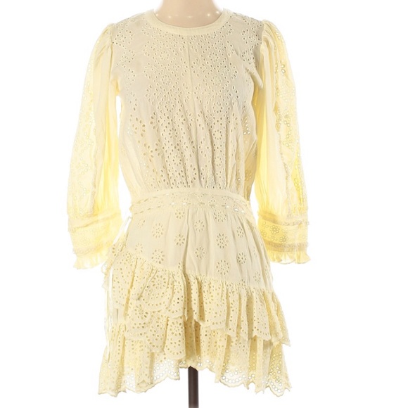 LoveShackFancy | Dresses | Lsf Loveshackfancy Yellow Dress | Poshmark